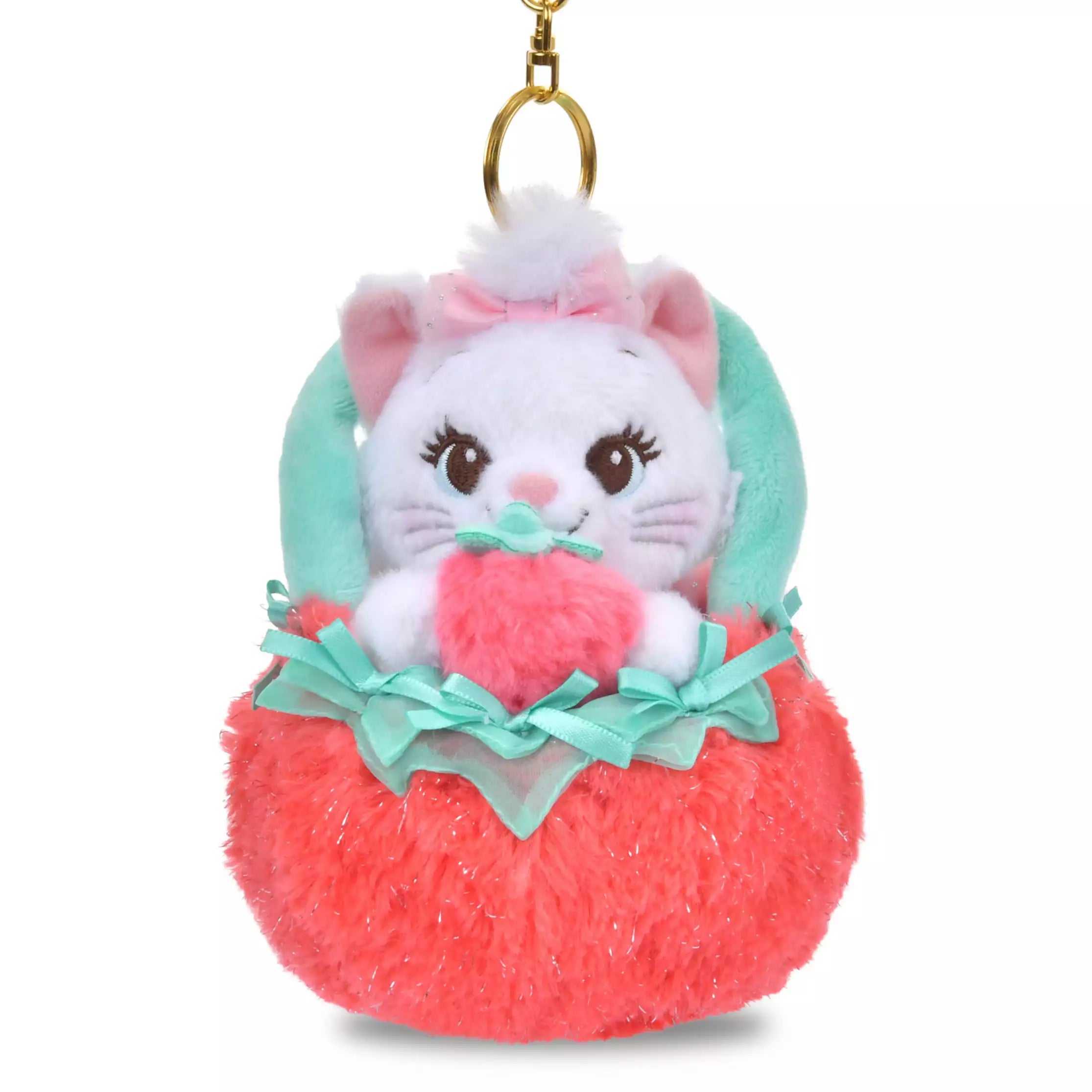 SDJ - Glossy Fruits - Marie Aristocats Plush Keychain – LEALEA MART