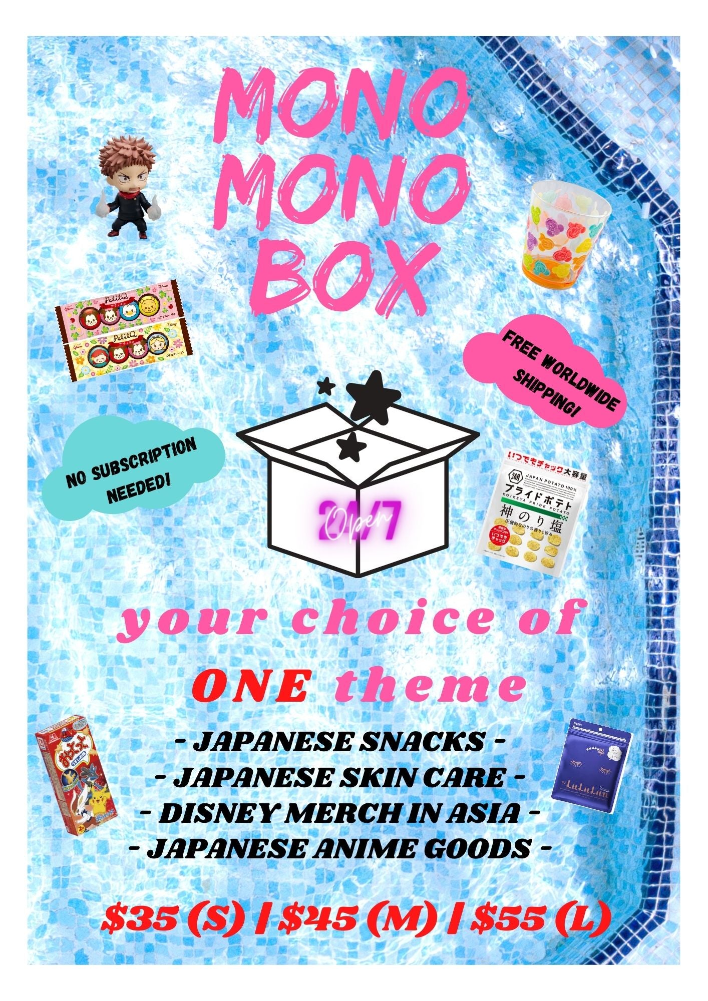 MONO MONO BOX - Japanese Anime merch – LEALEA MART